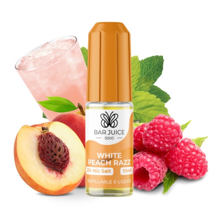 White Peach Razz Liquid - Bar Juice - 5000 Züge - 10ml - Vaporix-Shop ...